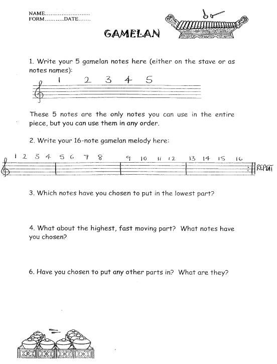 Teaching Gamelan in General Music Lessons in a Secondary School: An ...